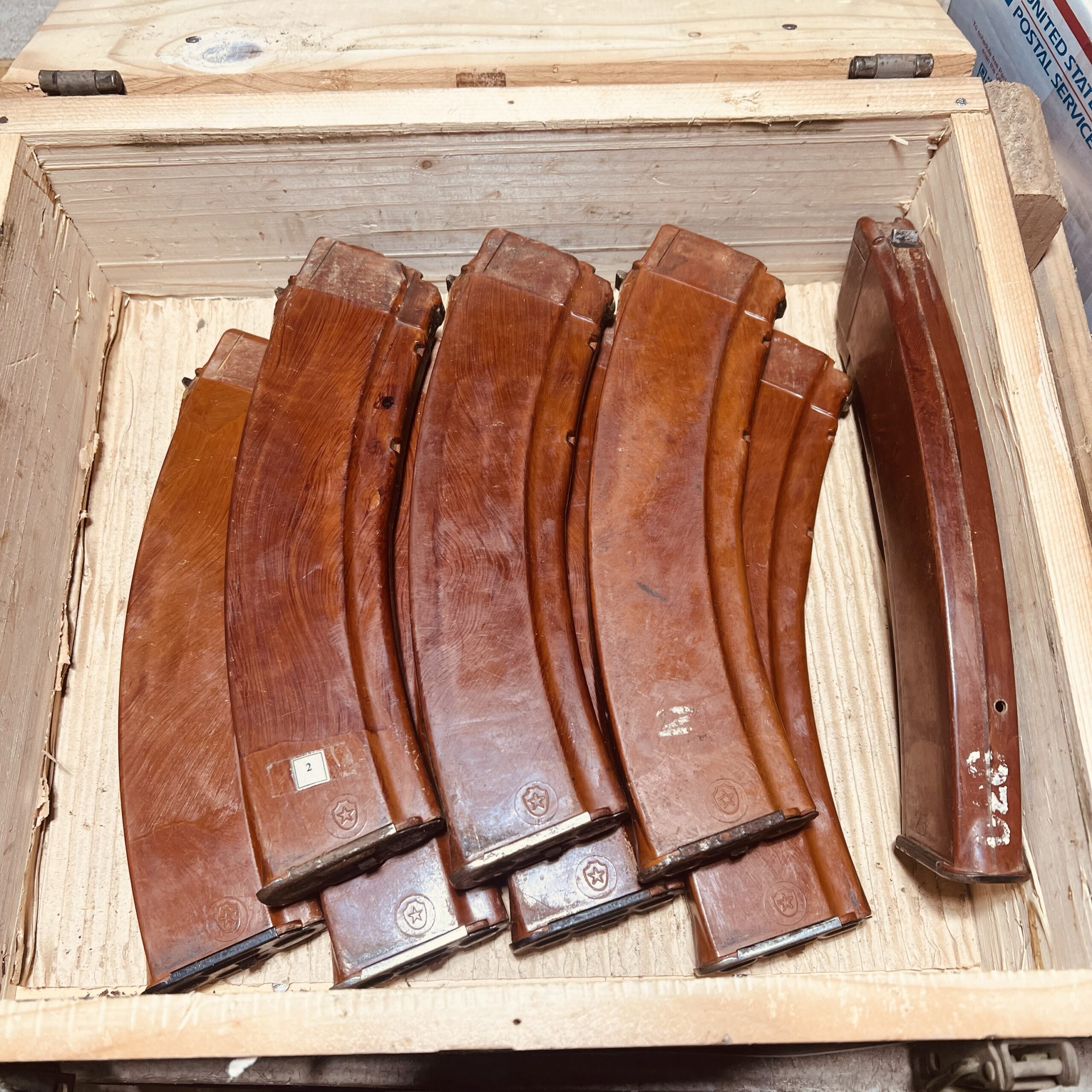 Russian Molot Bakelite 45 Round RPK74 Magazine - Star in Shield in Disk ...