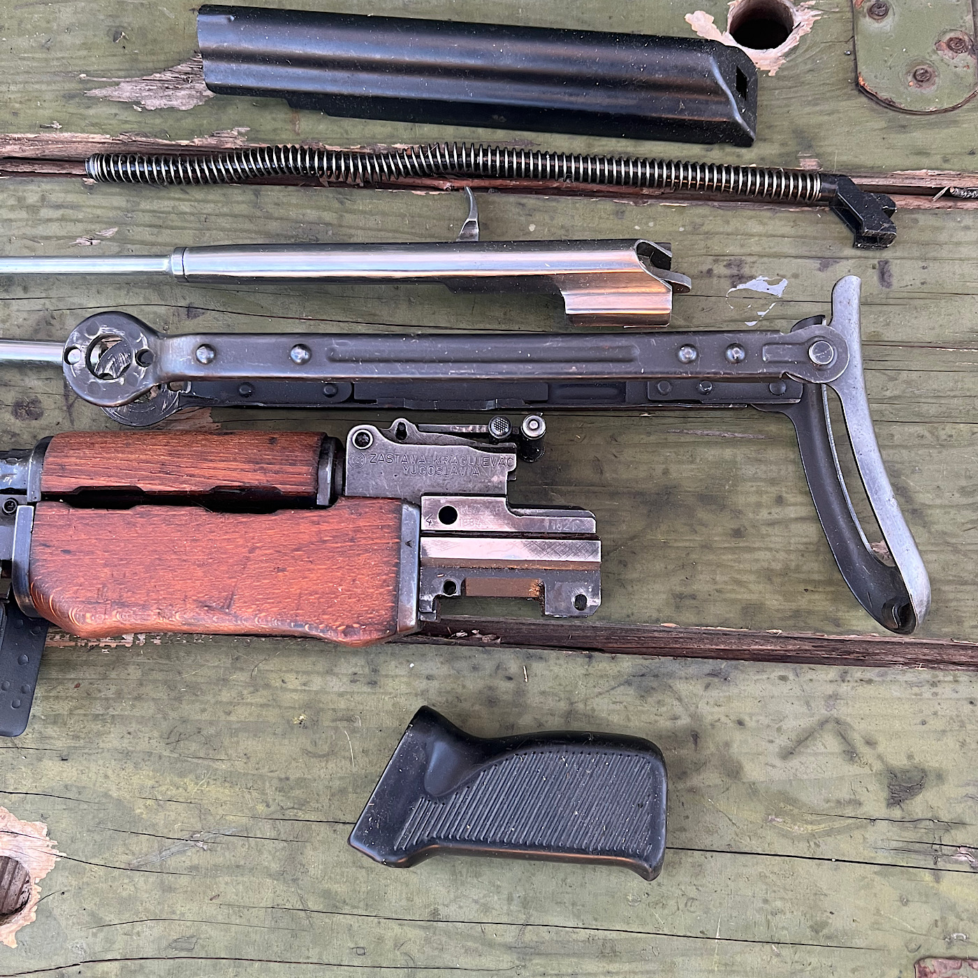 Yugoslavian M72AB1 Parts Kit - OG Barel - Non Matching (Very Good ...