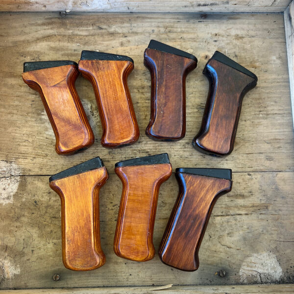 Russian Laminate Wood Pistol Grip (NOS) - Moka's Raifus
