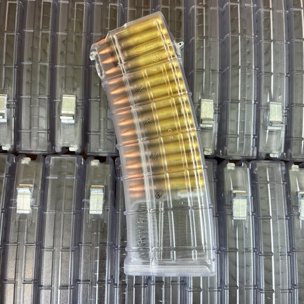 AC Unity Clear “Bolt Hold Open” AK 30 Round Magazine – 5.56x45mm - Moka ...