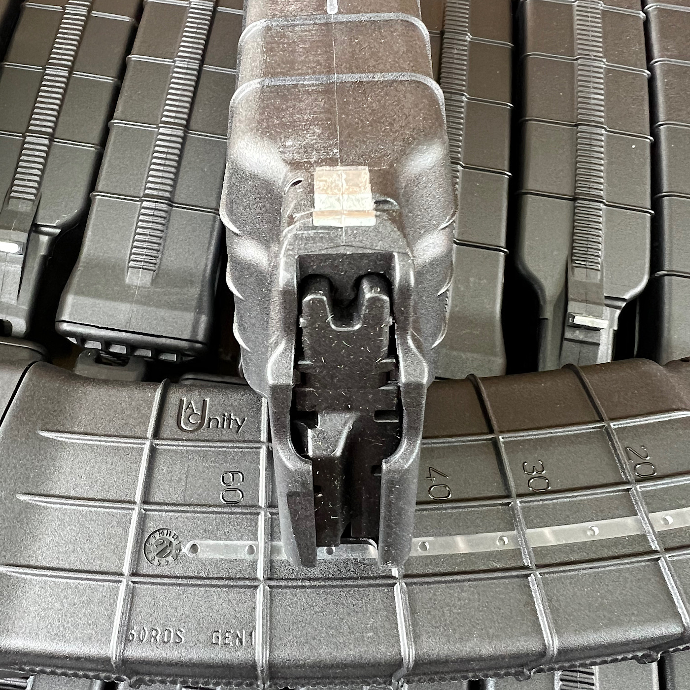 AC Unity Windowed "Bolt Hold Open" 60 Round Quadstack AK Magazine - 5 ...