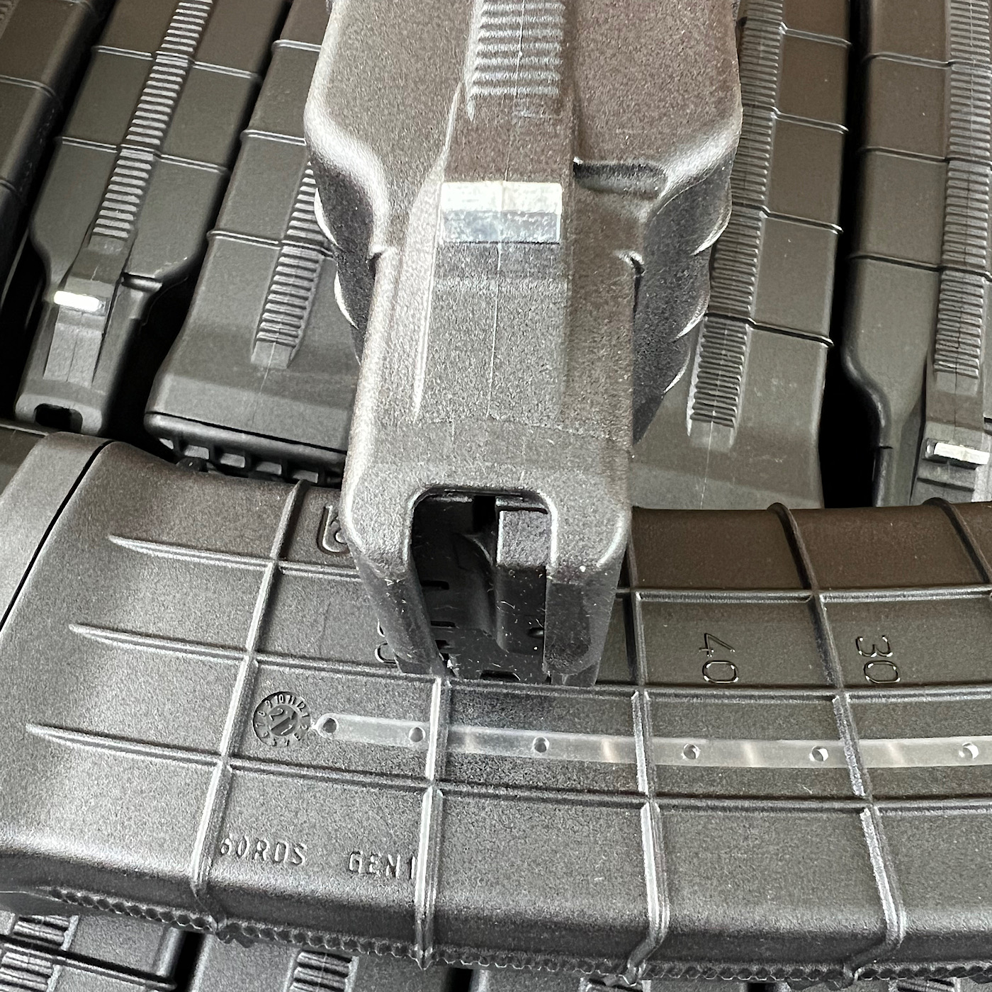 AC Unity Windowed "Bolt Hold Open" 60 Round Quadstack AK Magazine - 5 ...