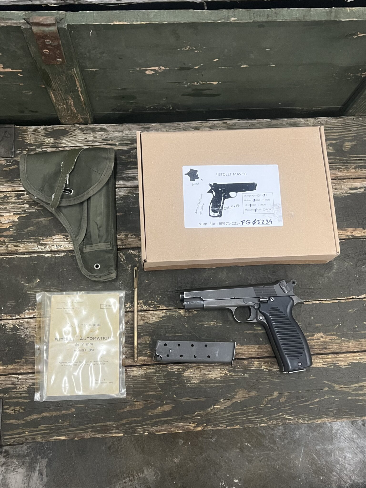 French MAS 1950 Pistol - 9x19mm - Moka's Raifus